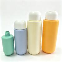 China Customized HDPE Lotion Bottle With Round Disc Cap 100ml 200ml 400ml for sale