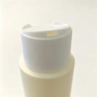 China Silk Screen Printing 400ml HDPE Lotion Bottle With Round Disc Cap for sale