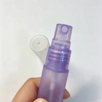 China Plastic Round Pocket Perfume Bottle 20ml Silk Screen Hot Stamping for sale
