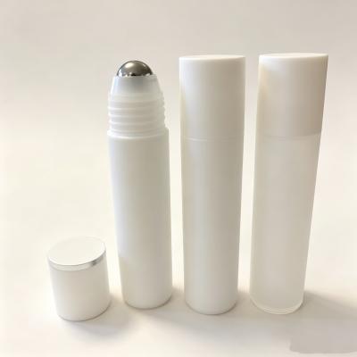 China 30ml Frosted Roll On Bottle With Ball For Eye Gel And Cream Plastic Packaging for sale
