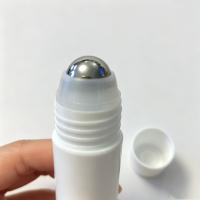 China 40ml Plastic Eye Gel Roll On Bottle With Steel Ball Essential Oil Roller Bottles for sale