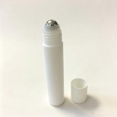 China 40ml Plastic Eye Gel Roll On Bottle With Steel Ball Essential Oil Roller Bottles for sale