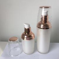 China New Acrylic Lotion Bottle Silk Screen Printing For Cosmetic Packagings for sale