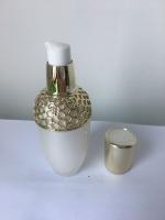 China Gold 30ml 50ml 100ml Acrylic Cosmetic Bottle PMMA Lotion Pump Bottle for sale