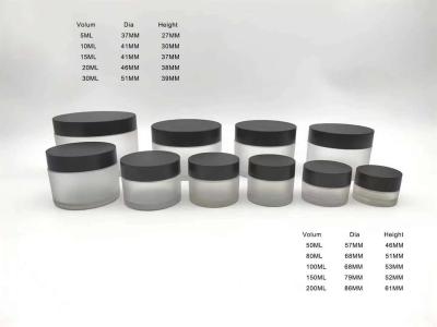 China 5g-250g Various Volumes Frosted PET Cosmetic Jar OEM ODM For Body Cream for sale