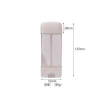 China AS&PP Empty Gel Deodorant Containers 80ml Silk Screen Printing for sale