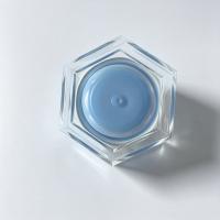 China PMMA 30g 50g Hexagon Shape Acrylic Cosmetic Jar For Face Cream Container Packaging for sale