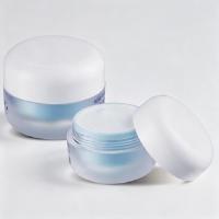 China Round Acrylic Cosmetic Jar For Face PMMA Acrylic Cream Jar 50g for sale
