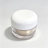China Round Acrylic Cosmetic Jar For Face PMMA Acrylic Cream Jar 50g for sale