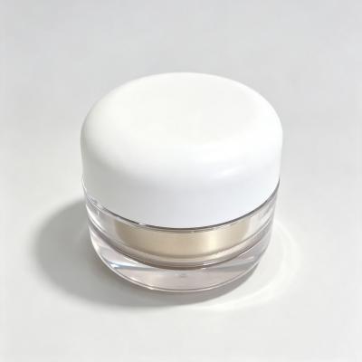 China Round Acrylic Cosmetic Jar For Face PMMA Acrylic Cream Jar 50g for sale