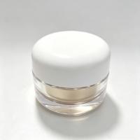 China Round Acrylic Cosmetic Jar For Face PMMA Acrylic Cream Jar 50g for sale