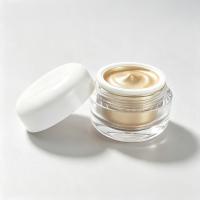 China Round Acrylic Cosmetic Jar For Face PMMA Acrylic Cream Jar 50g for sale