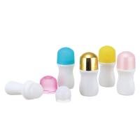 China 50ml  Plastic Roll On Deodorant Bottles Silk Screen Deodorant Containers Bulk for sale