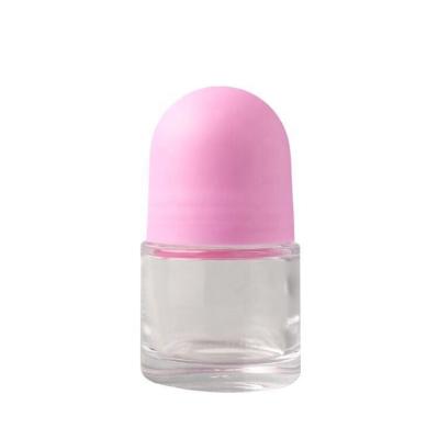 China OEM ODM 30ml 50ml 70ml Essential Oil  Glass Roll On Bottle With Plastic Ball for sale