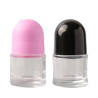 China OEM ODM 30ml 50ml 70ml Essential Oil  Glass Roll On Bottle With Plastic Ball for sale