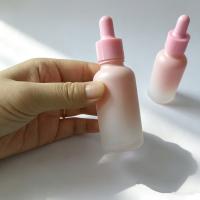China BONA Frosted Glass Dropper Bottle 30ml For Essential Oil Packaging for sale