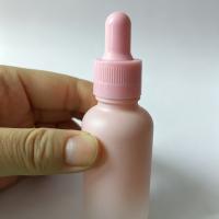China BONA Frosted Glass Dropper Bottle 30ml For Essential Oil Packaging for sale