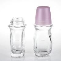 China 50ml 100ml Glass Roll On Bottle With Plastic Ball Glass Roller Bottles for sale