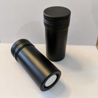 China Colored 75g Black Finish Aluminum Deodorant Container Stick For Men Body for sale