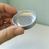 China Screw cap 90g Aluminum Powder Bottle Empty Loose Powder Container Packaging for sale