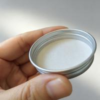 China Screw cap 90g Aluminum Powder Bottle Empty Loose Powder Container Packaging for sale
