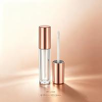 China OEM Screw Cap Lip Gloss Bottles Tube  19.5*103.5mm Silk Screen Printing for sale