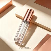 China OEM Screw Cap Lip Gloss Bottles Tube  19.5*103.5mm Silk Screen Printing for sale