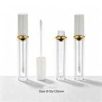 China Screw Cap Cosmetic Lip Gloss Tube Offset Printing Size 18*120mm for sale