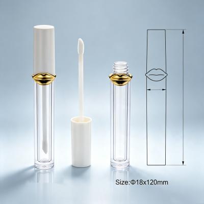 China Screw Cap Cosmetic Lip Gloss Tube Offset Printing Size 18*120mm for sale