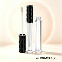 China D18*124.3mm PS Round Lip Gloss Tubes For Cosmetic Tube Packaging for sale