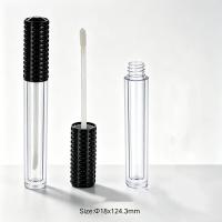 China D18*124.3mm PS Round Lip Gloss Tubes For Cosmetic Tube Packaging for sale