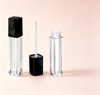 China Customized PS Square Lip Gloss Tube Screw Cap For Cosmetic Packaging for sale