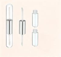 China Offset Printing Two Headings Lip Gloss Tube For Cosmetic 16*128.6mm for sale