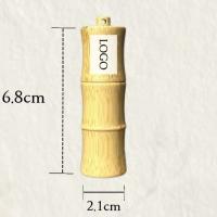 China 10g 15g Bamboo Roll On Bottle With Steel Ball Cosmetic Oil Bottle Packaging for sale