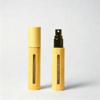 China Glass Sprayer Perfume Bamboo Cosmetic Bottle 10ml Packaging for sale