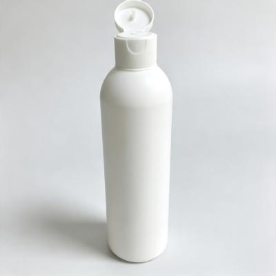 China 250ml HDPE Lotion Bottle With Flip Top Cap Empty Lotion Bottles Bulk for sale