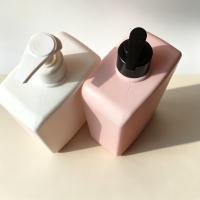China OEM ODM 980ml Rectangle HDPE Pump Bottle For Cosmetic Packaging for sale