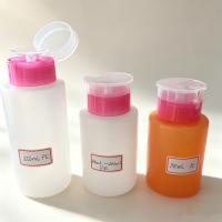 China 150ml 180ml 200ml HDPE Nail Polish Remover Bottle Round D56mm 33/410 for sale