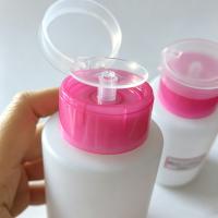 China 150ml 180ml 200ml HDPE Nail Polish Remover Bottle Round D56mm 33/410 for sale