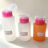 China 150ml 180ml 200ml HDPE Nail Polish Remover Bottle Round D56mm 33/410 for sale
