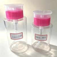 China 150ml 200ml PET Nail Polish Remover Bottle For Plastic Round Bottle Packaging for sale