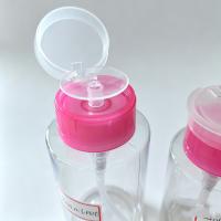 China 150ml 200ml PET Nail Polish Remover Bottle For Plastic Round Bottle Packaging for sale