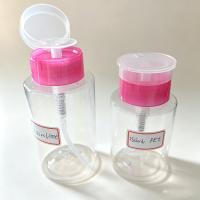 China 150ml 200ml PET Nail Polish Remover Bottle For Plastic Round Bottle Packaging for sale