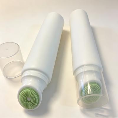 China Sizes Available 5-layer D40mm Silicone Brush Tube 100g 125g 150g for Shower Gel and Facial Cleaning Cream Tube Packaging for sale