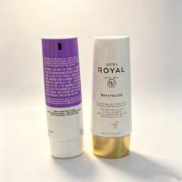 China D40mm Oval Shape Plastic Cosmetic Tube for Cream and Lotion with Stamping and Silk Printings for Packaging for sale
