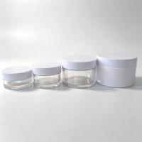 China 15g 30g 50g 100g Thick Wall PET Cosmetic Jar For Face Cream Container Packaging for sale