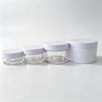 China 15g 30g 50g 100g Thick Wall PET Cosmetic Jar For Face Cream Container Packaging for sale