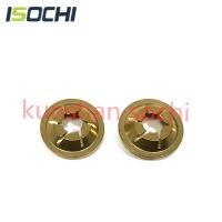 China PCB Accessories Pressure Foot Disk Insert Copper Golden 18mm For PCB HiCNC Drilling Machine for sale