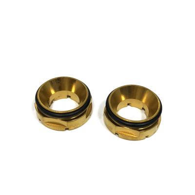 China Golden Steel Pressure Foot Disk Insert with Slotted Used for PCB CNC Hitachi Machines OEM Available for sale