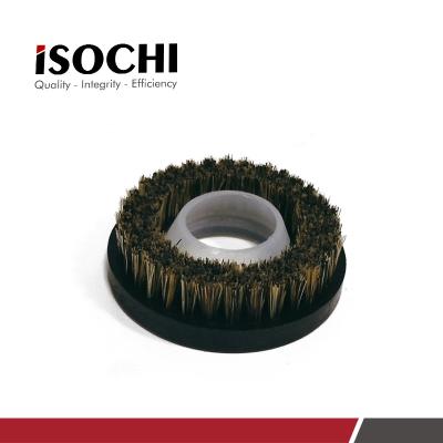 China Plastic Nylon Bristle Pressure Foot Brush OD 50mm for sale